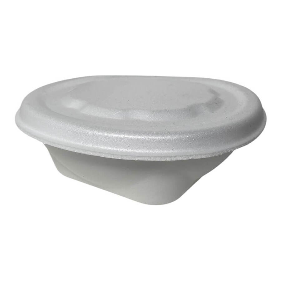 Bandeja Espuma Plast Descartable Con Tapa Plato 750cc -100un ...
